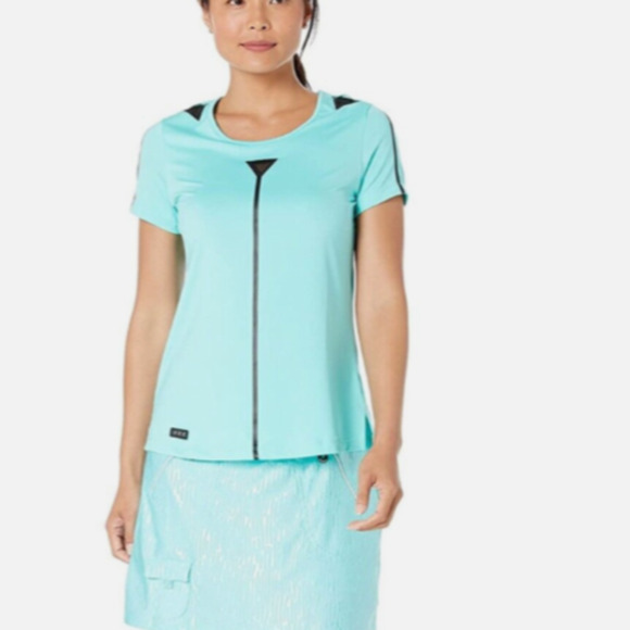 jamie sadock | Tops | Jamie Sadock Sunsense Short Sleeve Crew Neck Golf ...